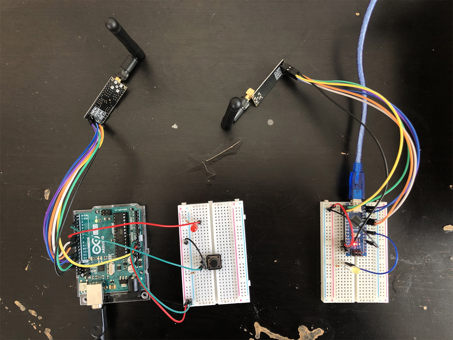 Creating Wireless Communication Across Separate Arduinos Using Nrf24l01 Transceivers Sensing
